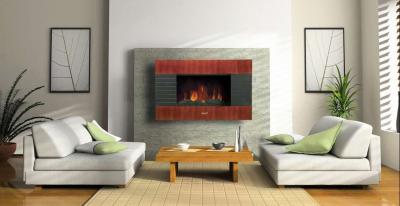 China Wall Mount Electric Fireplace Heater Wooden Base flame EF422S/EF422SL/EF422SLB LED Log flame 35