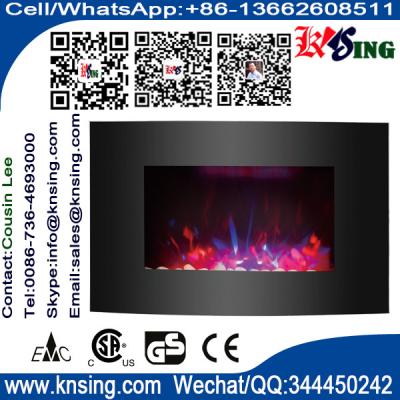 China Wall Mount Electric Fireplace Heater EF-11A/EF-11C remote control LED COLORFUL FLAME EFFECT ROOM HEATER INDOOR HEATER for sale