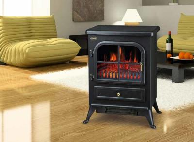 China log burning electric fireplace heater LED flame effect stove ND-18D1PL chimenea electrica cheap best price room heater for sale