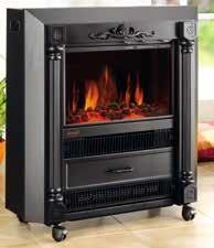 China Mobile freestanding electric fireplace heater  fire log flame promotion Roman pillar NDY-18 RC Coal burning stove Heater for sale