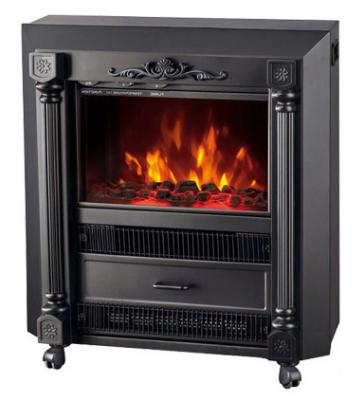 China Electric  Fireplace Heater European Mobile type KNSING electric heater with fan fire flame Roman Style Coal log burning for sale