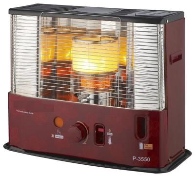 China kerosene heater wick P-3550 COC Triple tank safety appravol  glass chimeny Portable ALPACA room heater for sale