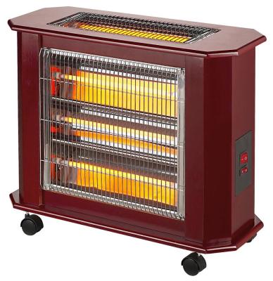 China infrared radiant quartz heater SYH -1207JM electric heater for room indoor saso/ce/coc certificate Alpaca Wooden for sale