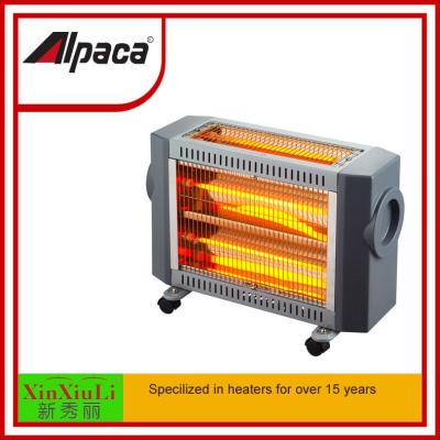 China infrared radiant quartz heater SYH-1206S 2400W electric heater for room indoor saso/ce/coc certificate three side for sale
