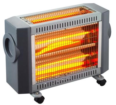 China infrared radiant quartz heater SYH -1206A 2400W electric heater for room indoor saso/ce/coc certificate three side for sale