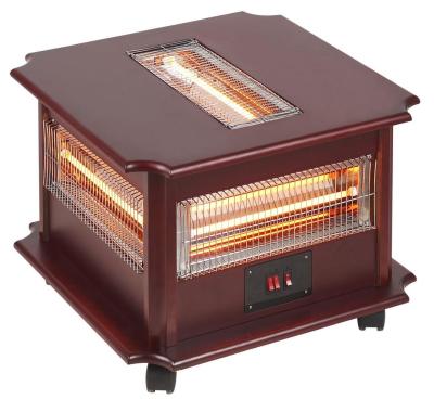 China infrared radiant quartz heater SYH-1210B 2500W electric heater for room indoor saso/ce/coc certificate Alpaca Wooden for sale