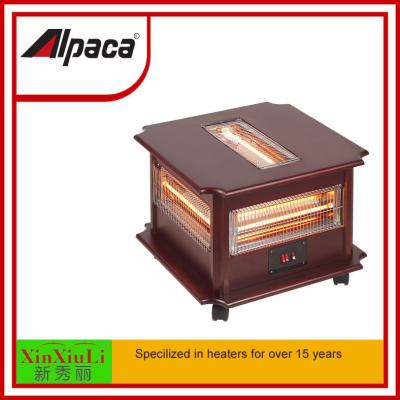China infrared radiant quartz heater SYH-1210B 2500W electric heater for room indoor saso/ce/coc certificate Alpaca Wooden for sale