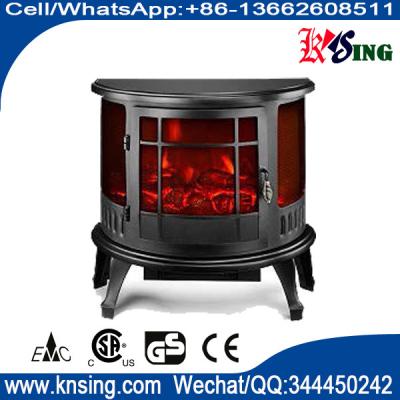 China Electric Fireplace Heater 3 Sided Freestanding electric Stove SF-23 Log flame effect INDOOR HEATER room heater for sale