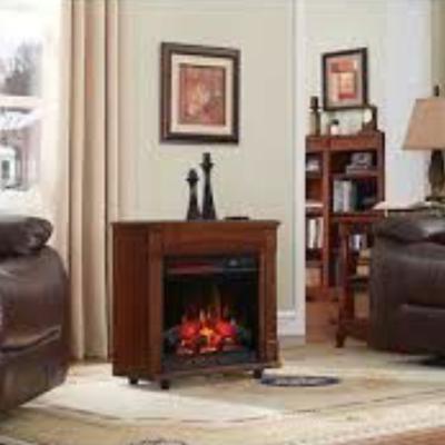 China insert and freestanding  electric fireplace heater log LED flame effect EF-30C remote control built-in electric stove for sale