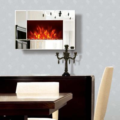 China Fire Sense Wood Wall Mounted Electric Fireplace EF425S/EF425SP/EF425SL/EF425K mirror Chimenea Sentik Stone room heater for sale