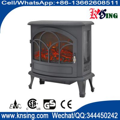 China Big Freestanding Electric Fireplace Heater electric stoves SF-25 Indoor heater room heater LOG FLAME LIGHT DIMMER for sale
