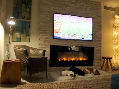 China Wall Mounted Electric Fireplace Heater  modern flame WF-42 inches coal log  indoor/room heater comfort decorating home for sale