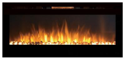 China Infrared Wall Mounted Electric Fireplace Heater WF-1350 indoor/room heater Moda LED Flame White/crystal stone real log for sale