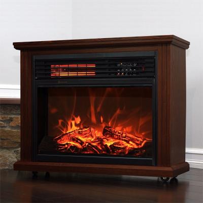 China BEST CHOICE insert with mantel electric fireplace heater products log LED flame effect EF-30C for sale