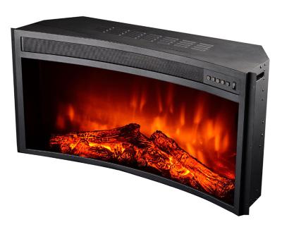 China 30 inches curved firebox concave surface insert stove IF-30 Knsing fireplace heater for sale