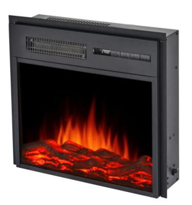 China insert electric fireplace heater EF-18A 18 inches with trim LED flame firebox for living room for sale