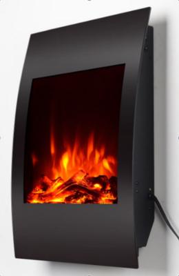 China Electric Fireplace WF-1317 Curved Standing Wall Mounted LED flame real log www.knsing-com.ecer.com for sale