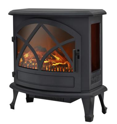 China 3 sided Big Freestanding Electric Fireplace  SF-28A real log LED flame Indoor heater for sale