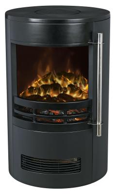 China electric fireplace heater 3D LED flame effect real log antique stove ND-189 freestanding black cast space room heater for sale
