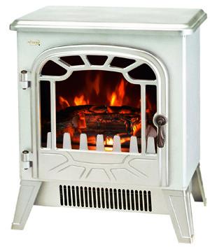 China mini antique electric stove ND-186B fireplace space room heater log burning flame effect portable best sell white/red for sale