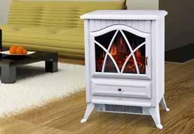 China white housing electric fires stoves FIREPLACE ND-18D2P for sale