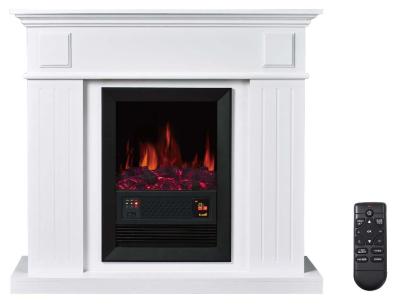 China log burning flame electric fires stoves fireplace heater EF342B-E elektrische sfeerhaard firebox with mantel room heater for sale