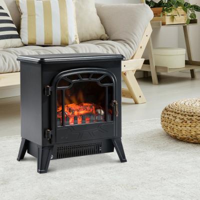 China mini antique electric stove ND-186 fireplace space room heater log burning flame effect portable best sell for sale