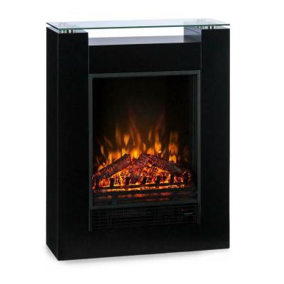 China insert electric fireplace MDF mantel and tempered glass table modern stove KNSING ON SALES 0086-13662608511 for sale