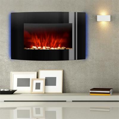 China Wall Mounted Electric Fireplace Heater(pebbles Fuel) 35