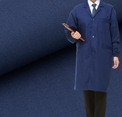 China T/C 80% Polyester 20% Cotton 185g Twill Fabric for Nurse Garment Workwear Chef Uniform for sale