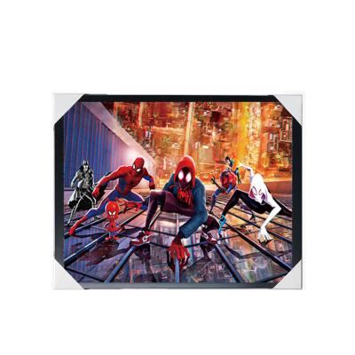 China Custom 3D Lenticular Poster with Frame - 510mm x 710mm Maximum Size, 75 LPI Resolution for Wall Decor for sale