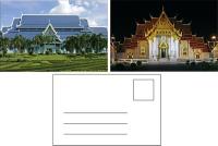 China Custom 3D Lenticular Postcards 10x15cm to 12x17cm with 0.6mm PET Material for Landmark Buildings and Landscape Souvenirs for sale