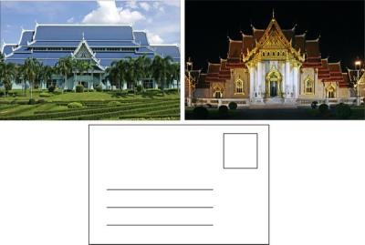China Custom 3D Lenticular Postcards 10x15cm to 12x17cm with 0.6mm PET Material for Landmark Buildings and Landscape Souvenirs for sale