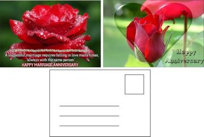 China Custom 3D Lenticular Postcards 10x15cm to 12x17cm with 0.6mm PET Material for Anniversary and Wedding Cards for sale
