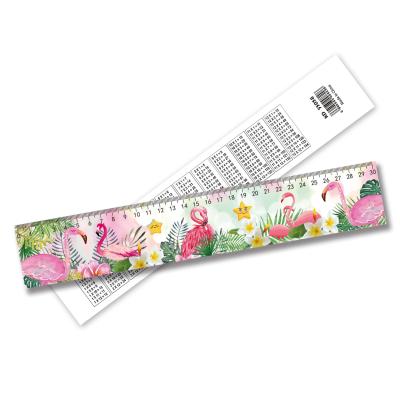 China Custom 3D Lenticular Ruler 20x4.5cm PET Plastic with Animal Designs for Kids School Use for sale
