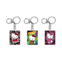 China Custom 3D Lenticular Keychains - 2 Inch Waterproof Promotional Items with 0.5 Ounce Weight for sale