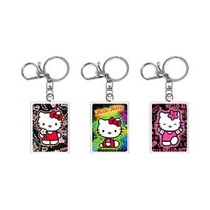 China Custom 3D Lenticular Keychains - 2 Inch Waterproof Promotional Items with 0.5 Ounce Weight for sale