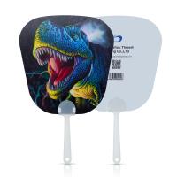 China Custom 3D Lenticular Hand Fan with Flip Animation - 510mm × 710mm Size, 1000 Pcs MOQ for sale