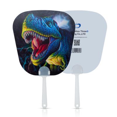 China Custom 3D Lenticular Hand Fan with Flip Animation - 510mm × 710mm Size, 1000 Pcs MOQ for sale