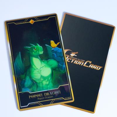 China Custom Motion Lenticular Animation Card 3D Flip Effect 510mm x 710mm Size with 75lpi Standard MOQ 1000pcs for sale