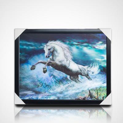 China Custom 3D Lenticular Poster with Frame - 510mm x 710mm Size, 75 LPI Standard, 1000 MOQ for sale