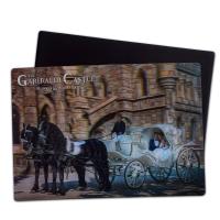 China 3D Lenticular Castle Souvenir Magnets 5.5x8cm to 7.7x11cm with 0.6mm PET and 0.65mm Rubber Magnet for Promotions for sale