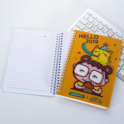 China Custom 3D Lenticular Notebook with Motion Effects - A4/A5/A6 Sizes, 1000 MOQ, Spiral Binding for sale