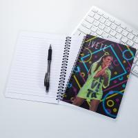 China Custom 3D Lenticular Notebooks with Recycled PET Covers - 1000pcs MOQ, CMYK/Pantone Color Options, Multiple 3D Effects for sale