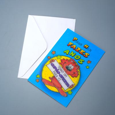 China Custom 3D Lenticular Greeting Cards with 1000 MOQ - Flip, Animation & 3D Effects for sale