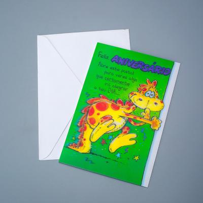 China Custom 3D Lenticular Greeting Cards with 480mm × 680mm Printing Area and 300 DPI Resolution for sale