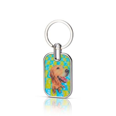 China Custom 3D Lenticular Keychain - 2 Inch Acrylic Promotional Item with Full Color Printing, 0.5 Ounce Weight for sale