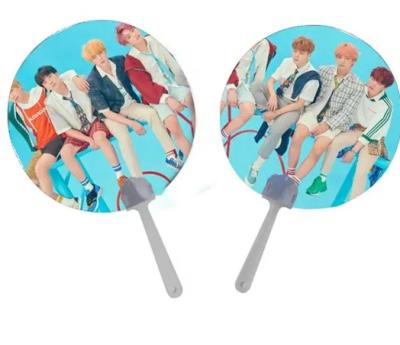 China Custom 3D Lenticular Hand Fan with Flip Animation - 1000 Pcs MOQ, PP/PET Material for Promotional Gifts for sale