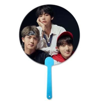 China 16x17cm Custom 3D Lenticular Hand Fan with Flip & Animation Effects - 75lpi Printing Standard, 1000 Pcs MOQ for sale