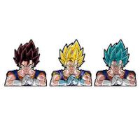 China Waterproof DBZ Vegeta 3D Lenticular Sticker 10x15cm with Flip Effect for Car and Home Decoration for sale